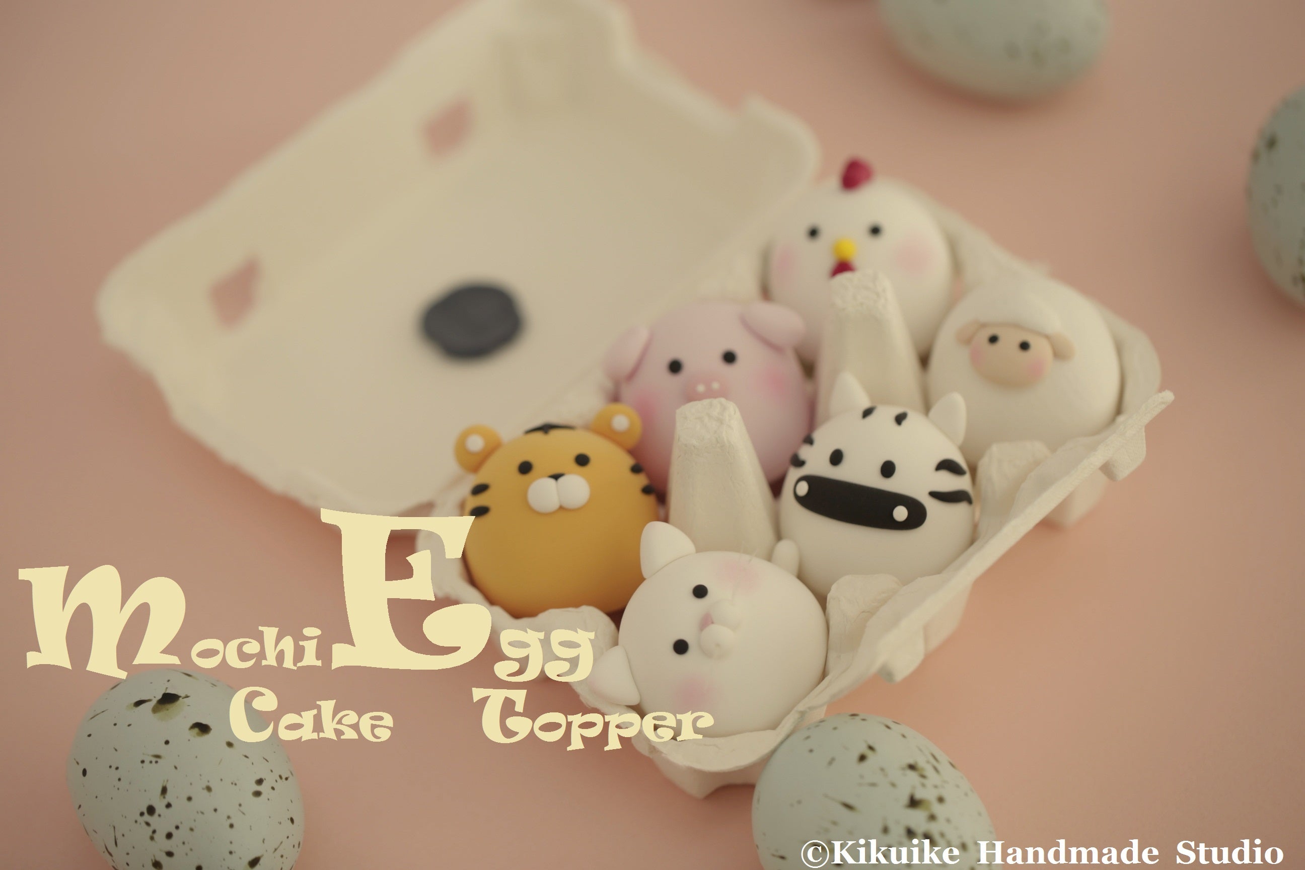 Mochiegg Cake Topper – Kikuike Studio