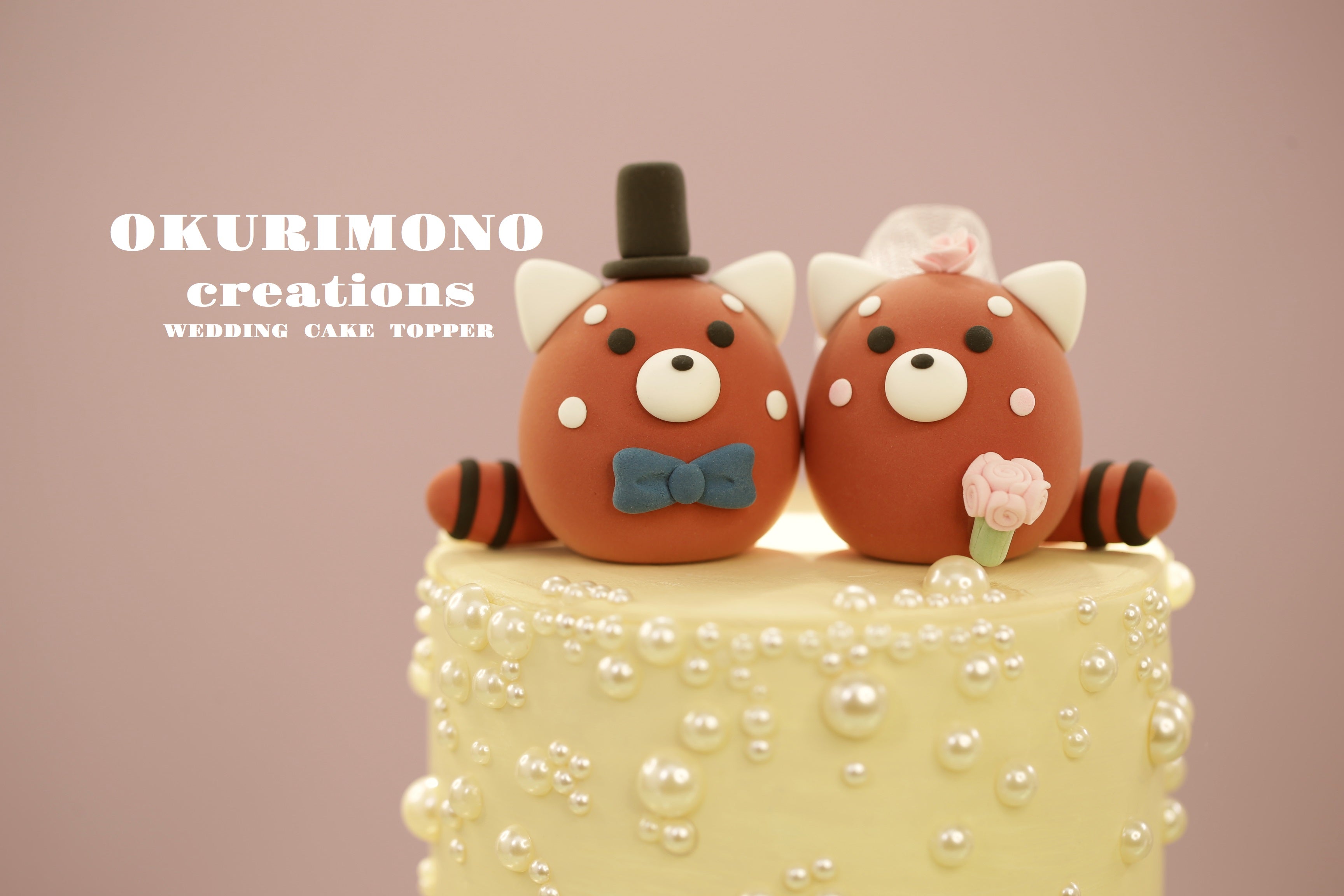 Panda Cake Topper Wedding Panda And Bear Wedding Cake Topper
