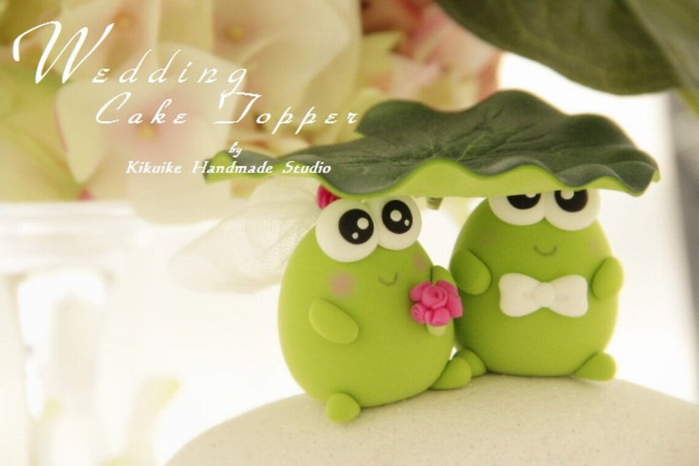 Frog Cake Topper Wedding